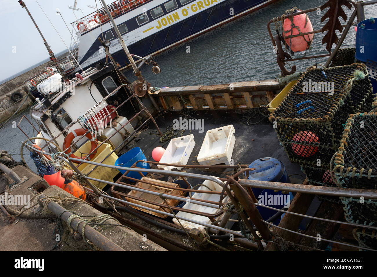 Commercial Fishing Boat Deck