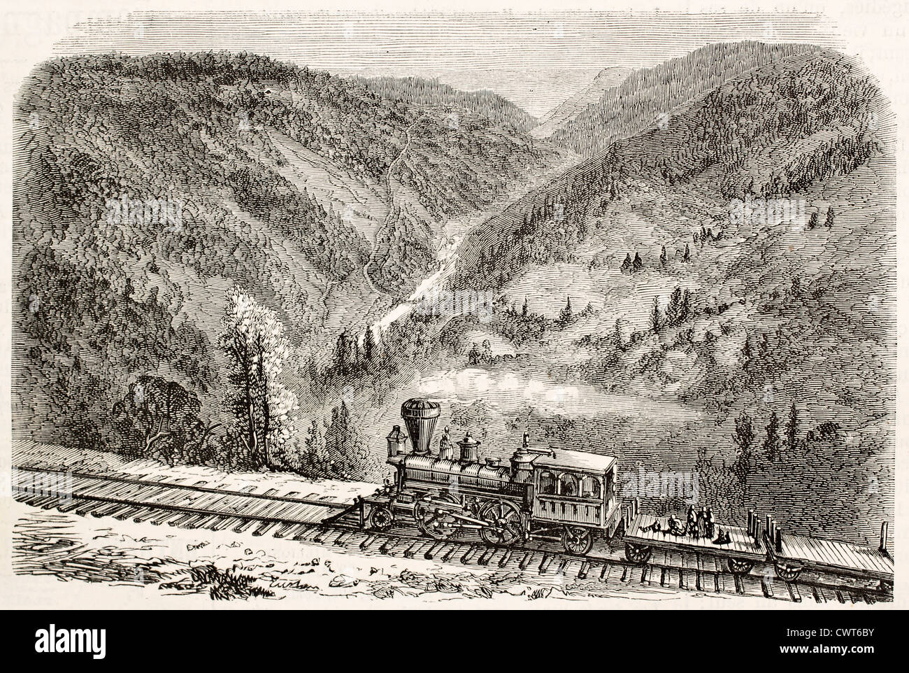 American mountain railway hi-res stock photography and images - Alamy