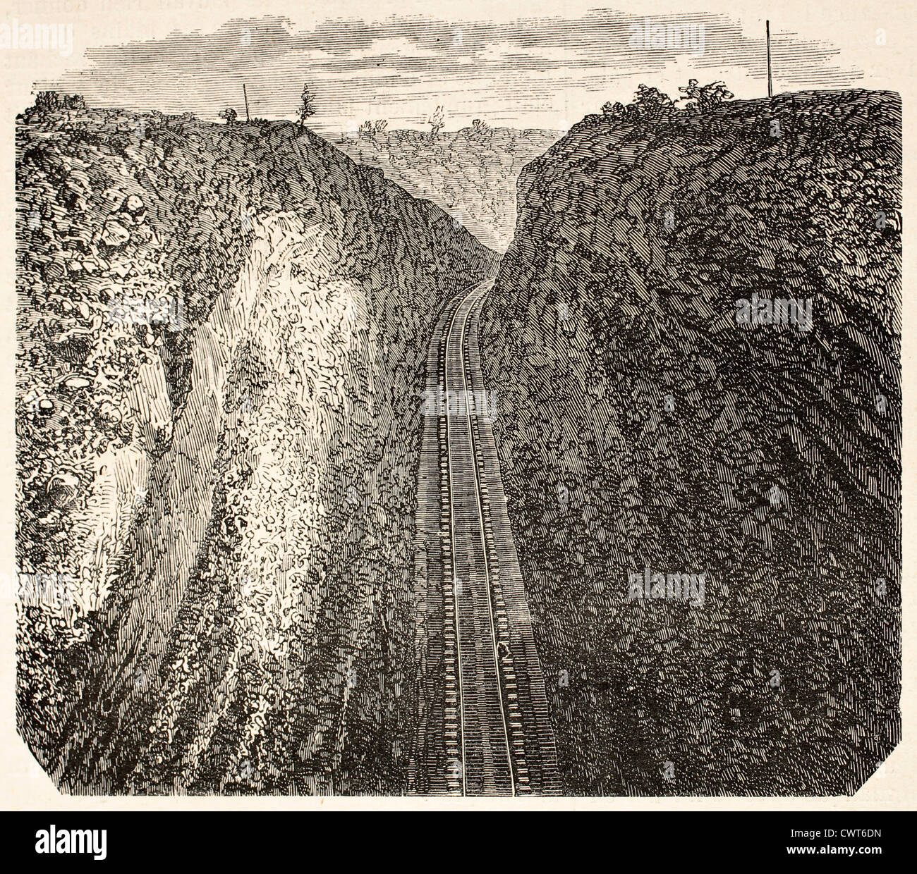 Bloomer along Union Pacific Railroad Stock Photo - Alamy