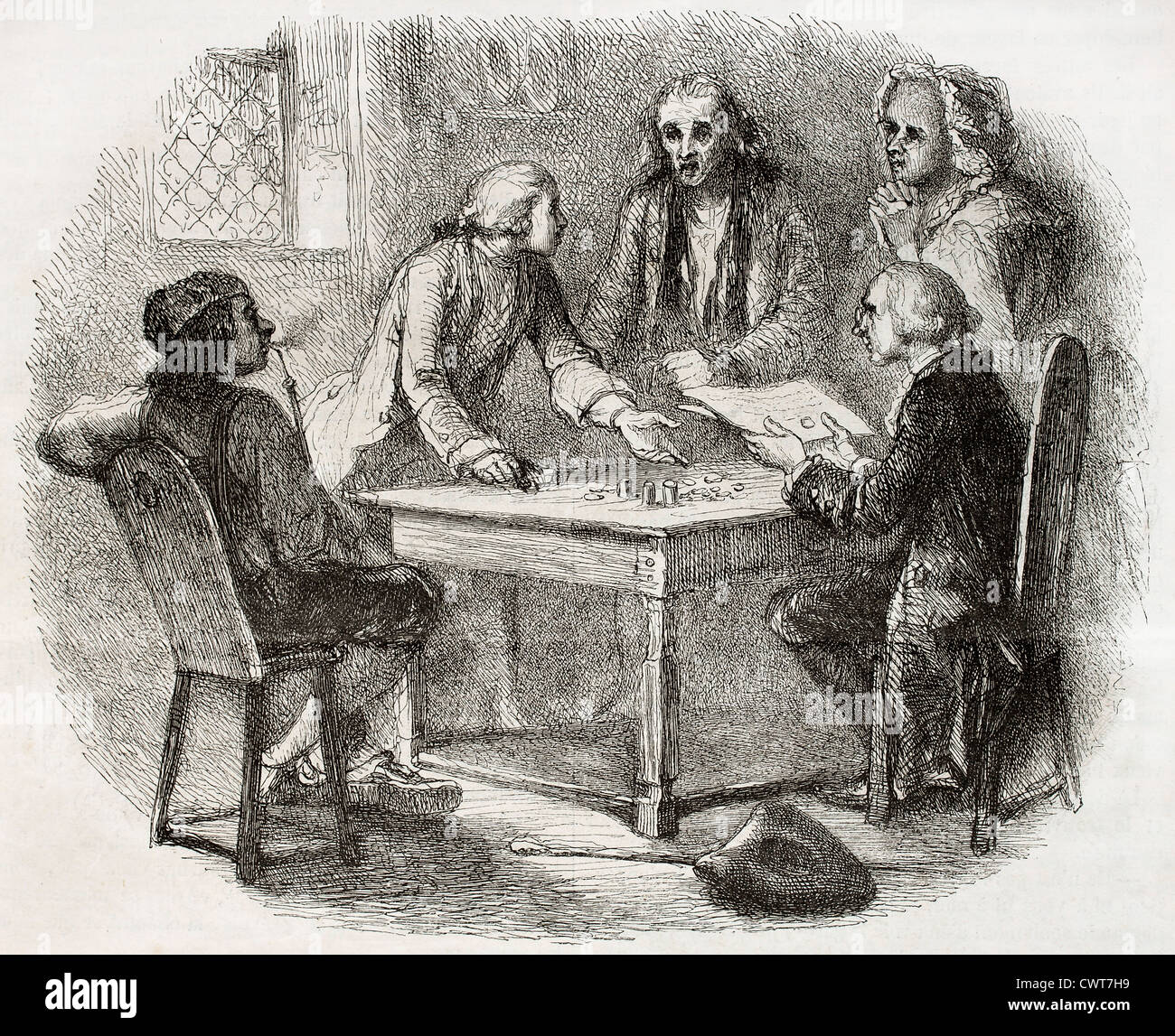 Money paper men hi-res stock photography and images - Alamy