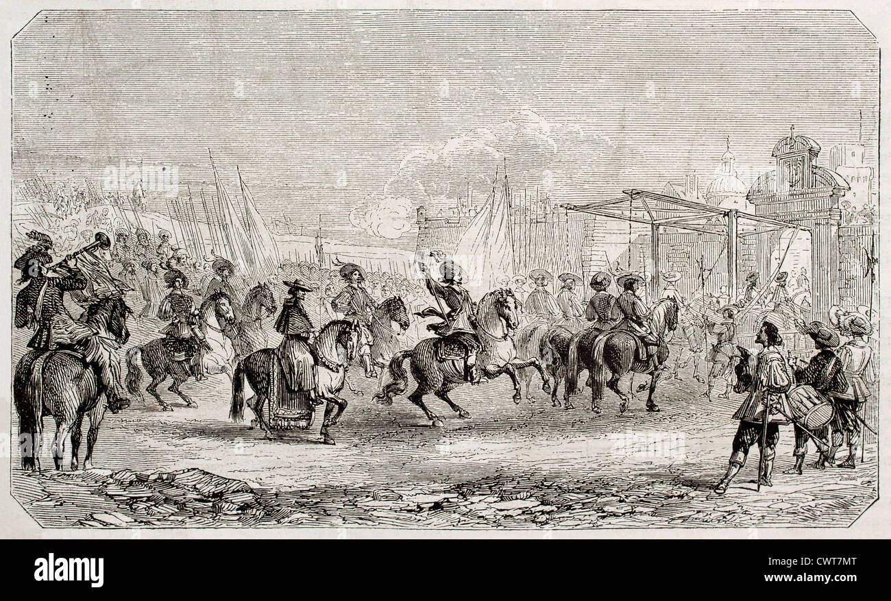 Siege of La Rochelle Stock Photo - Alamy