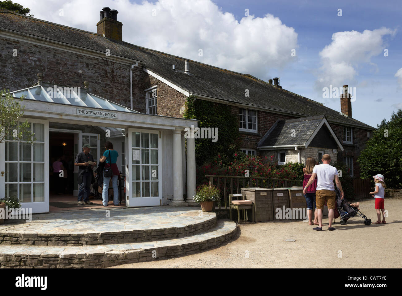 The Steward's House, Lost Gardens of Heligan Stock Photo - Alamy