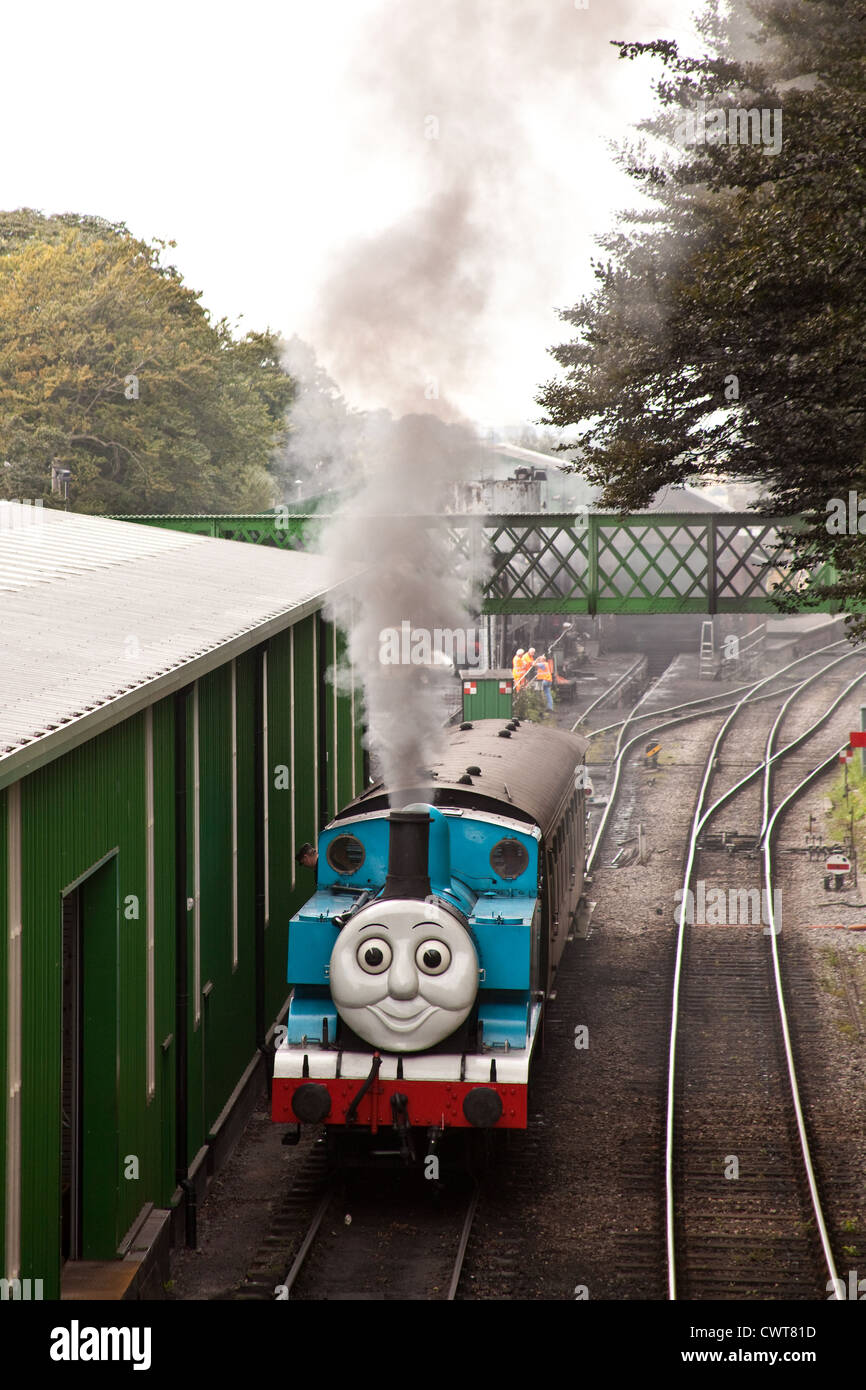 Thomas the tank engine at Ropley Station on the watercress line ...
