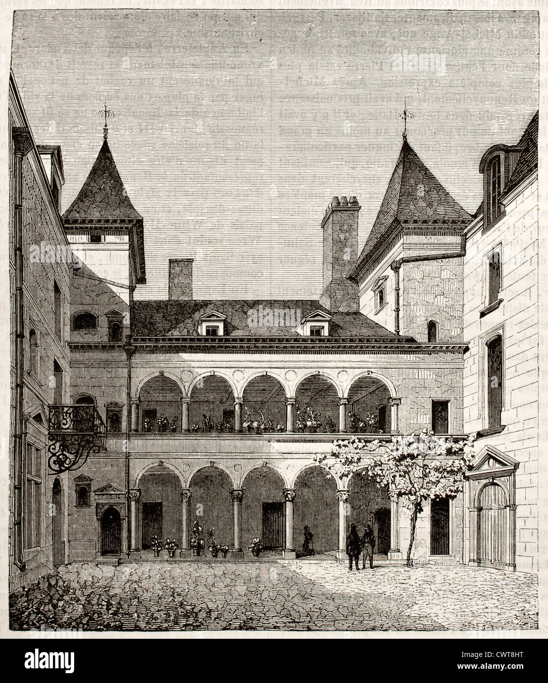 Francis I of France house in Orleans Stock Photo - Alamy