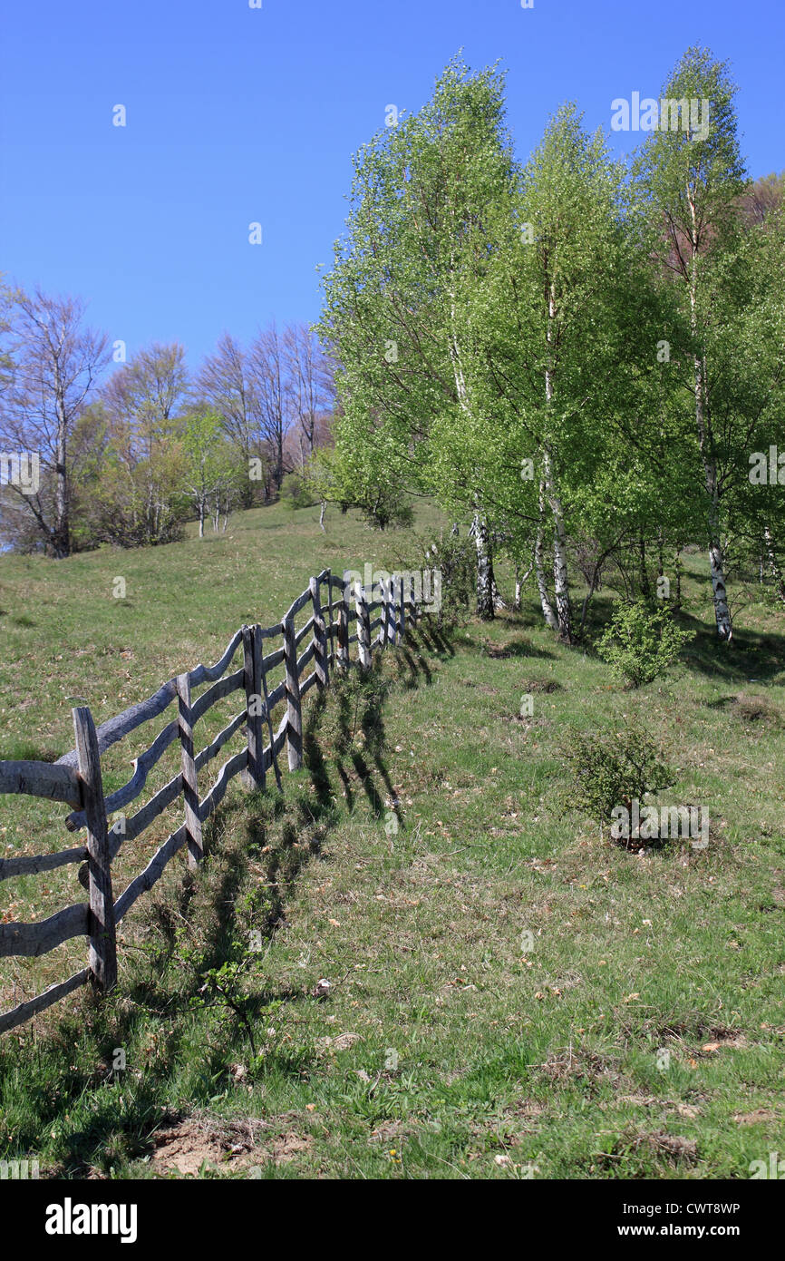 Mountain fence hi-res stock photography and images - Alamy