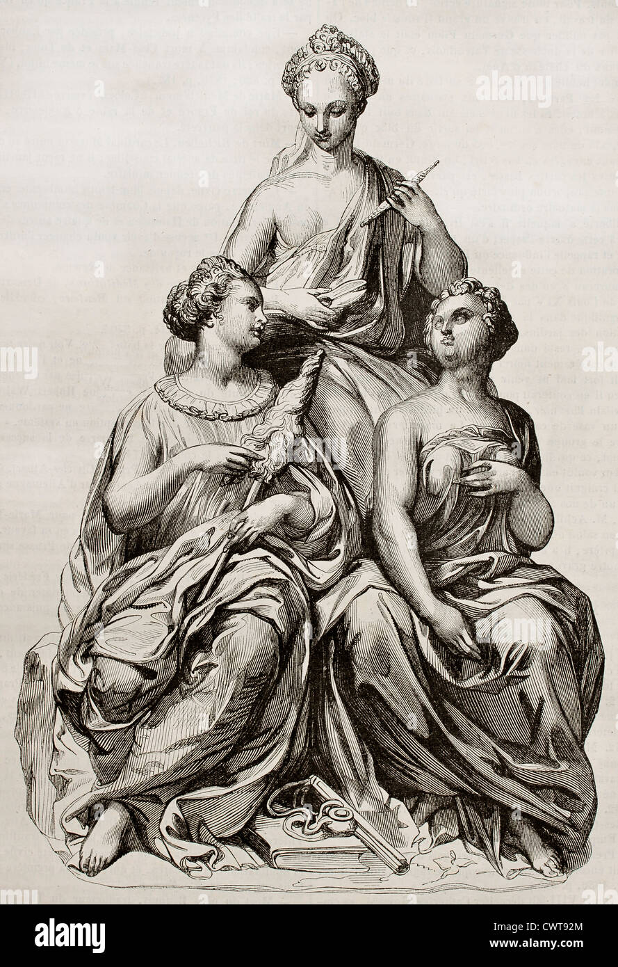 Parcae mythology hi-res stock photography and images - Alamy