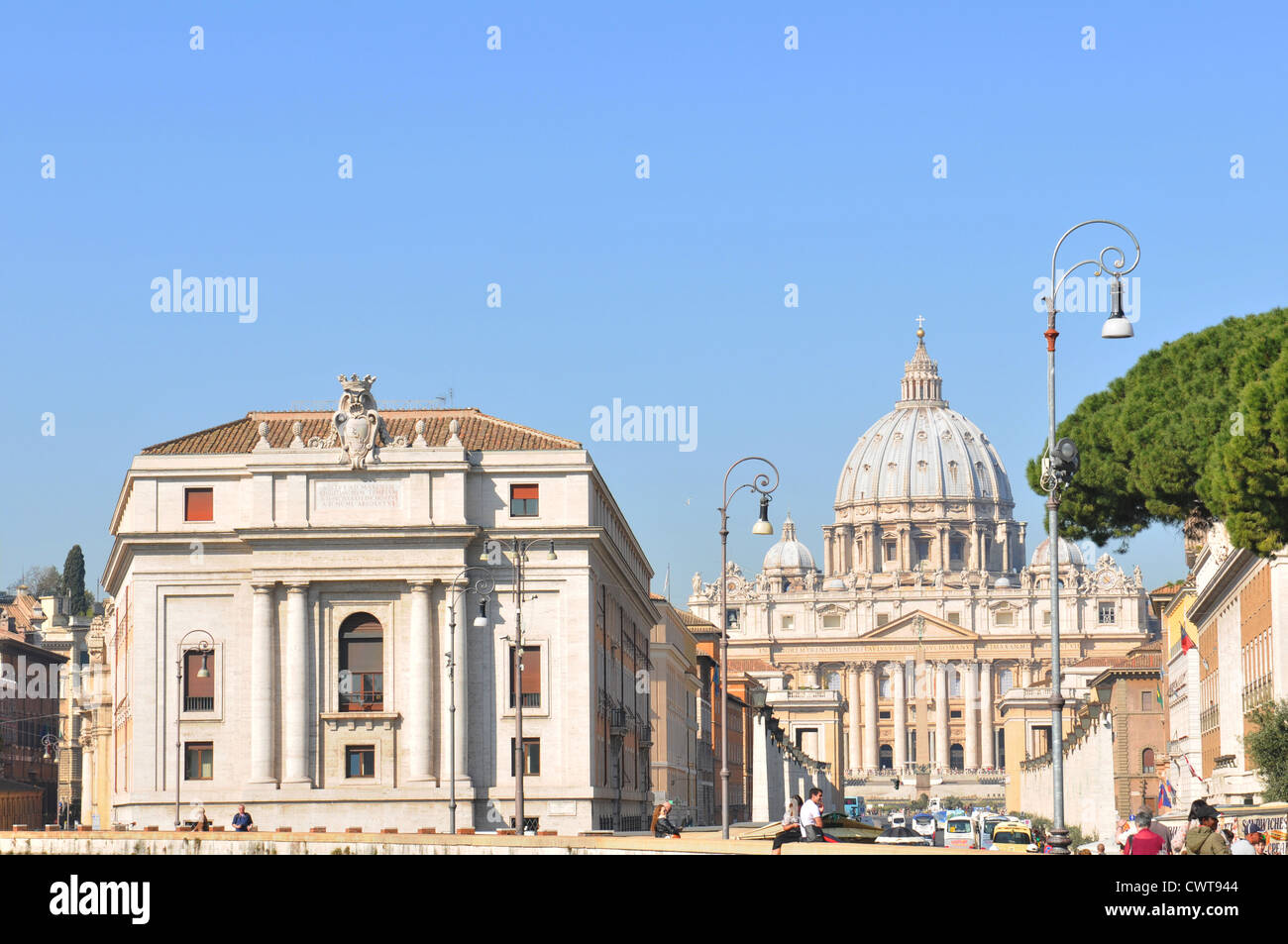 Historic buildings in Vatican, Rome Stock Photo - Alamy