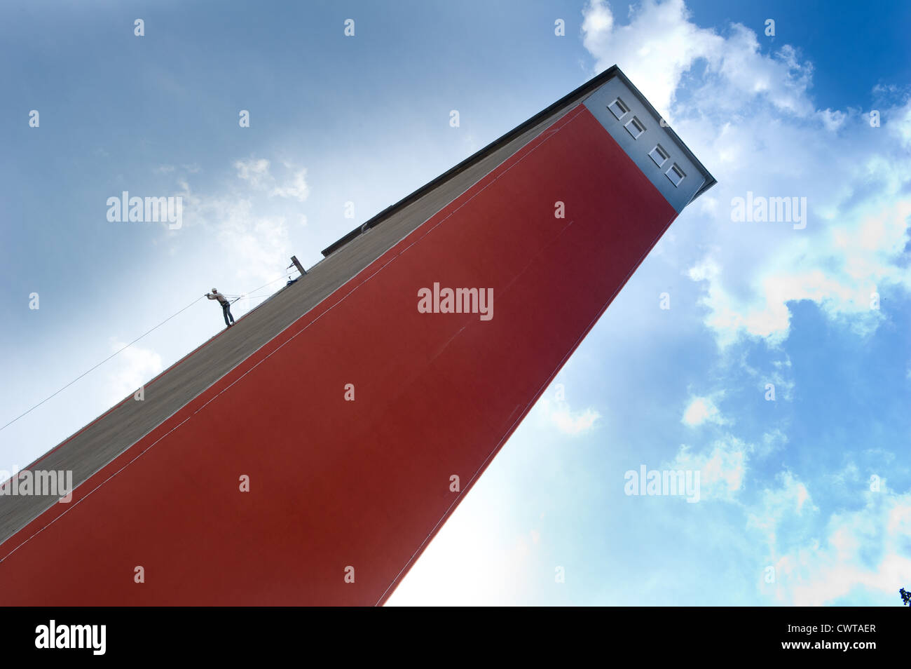 High angle of building structure hi-res stock photography and images ...