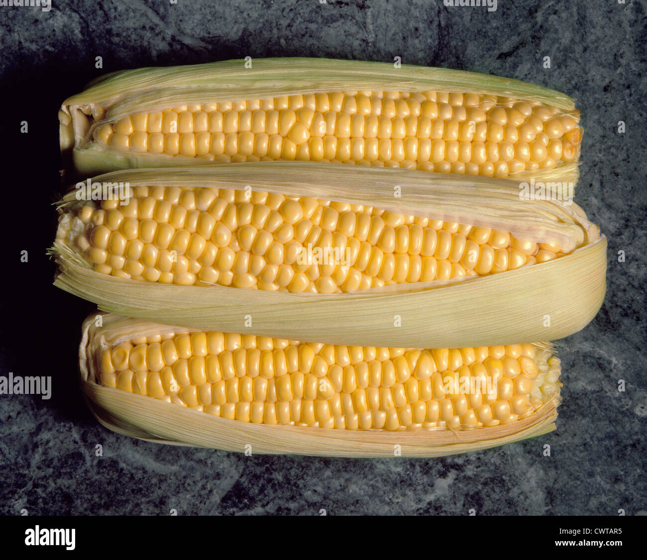 Cobs of Corn Maize Stock Photo - Alamy