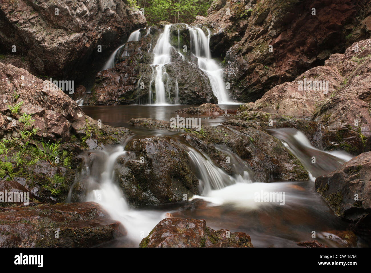 River waterfall in rocks hi-res stock photography and images - Alamy