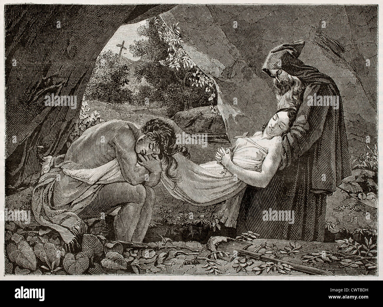 The burial of atala hi-res stock photography and images - Alamy