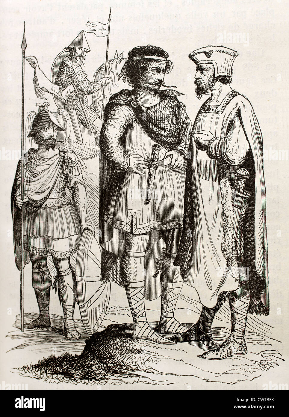 Medieval courtiers hi-res stock photography and images - Alamy