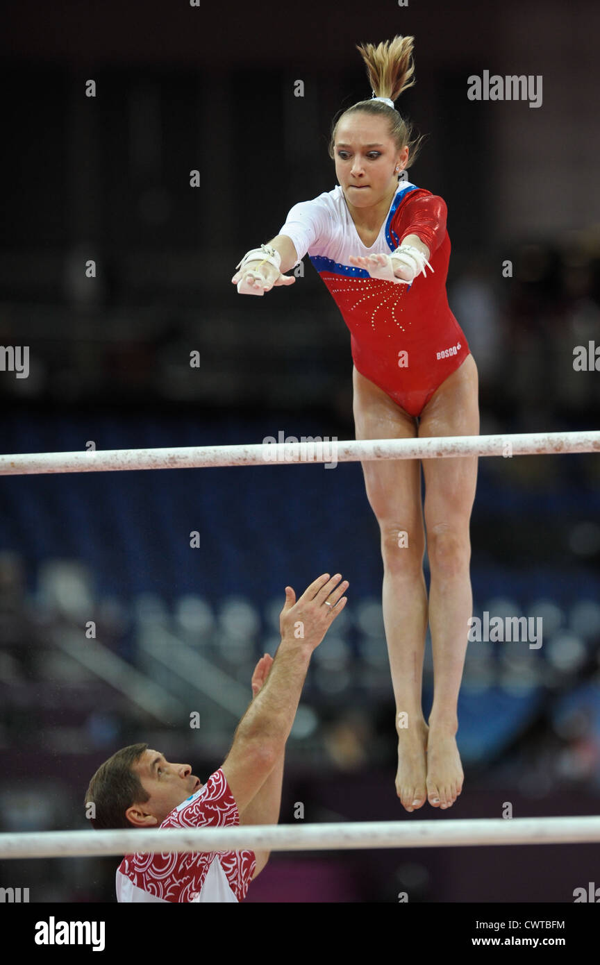 Women's Gymnastics Coach High Resolution Stock Photography and Images ...