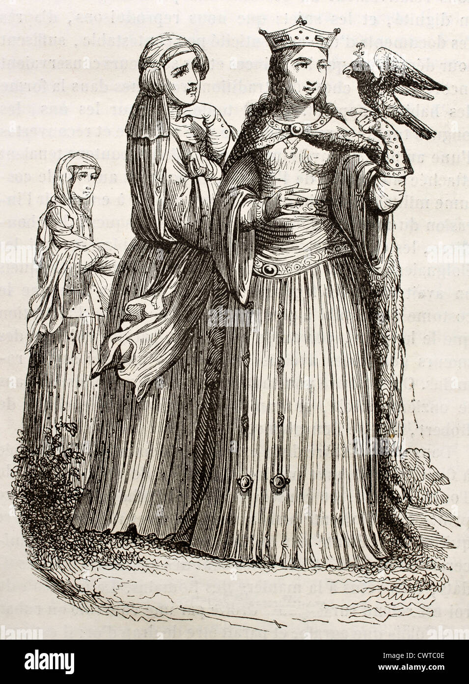 Medieval princess woman hi-res stock photography and images - Alamy