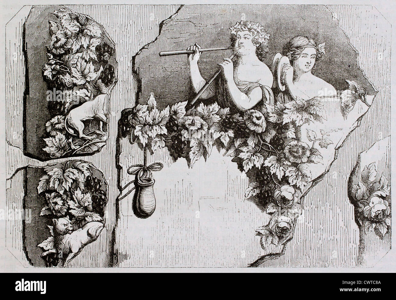 Bacchus drawing hi-res stock photography and images - Alamy