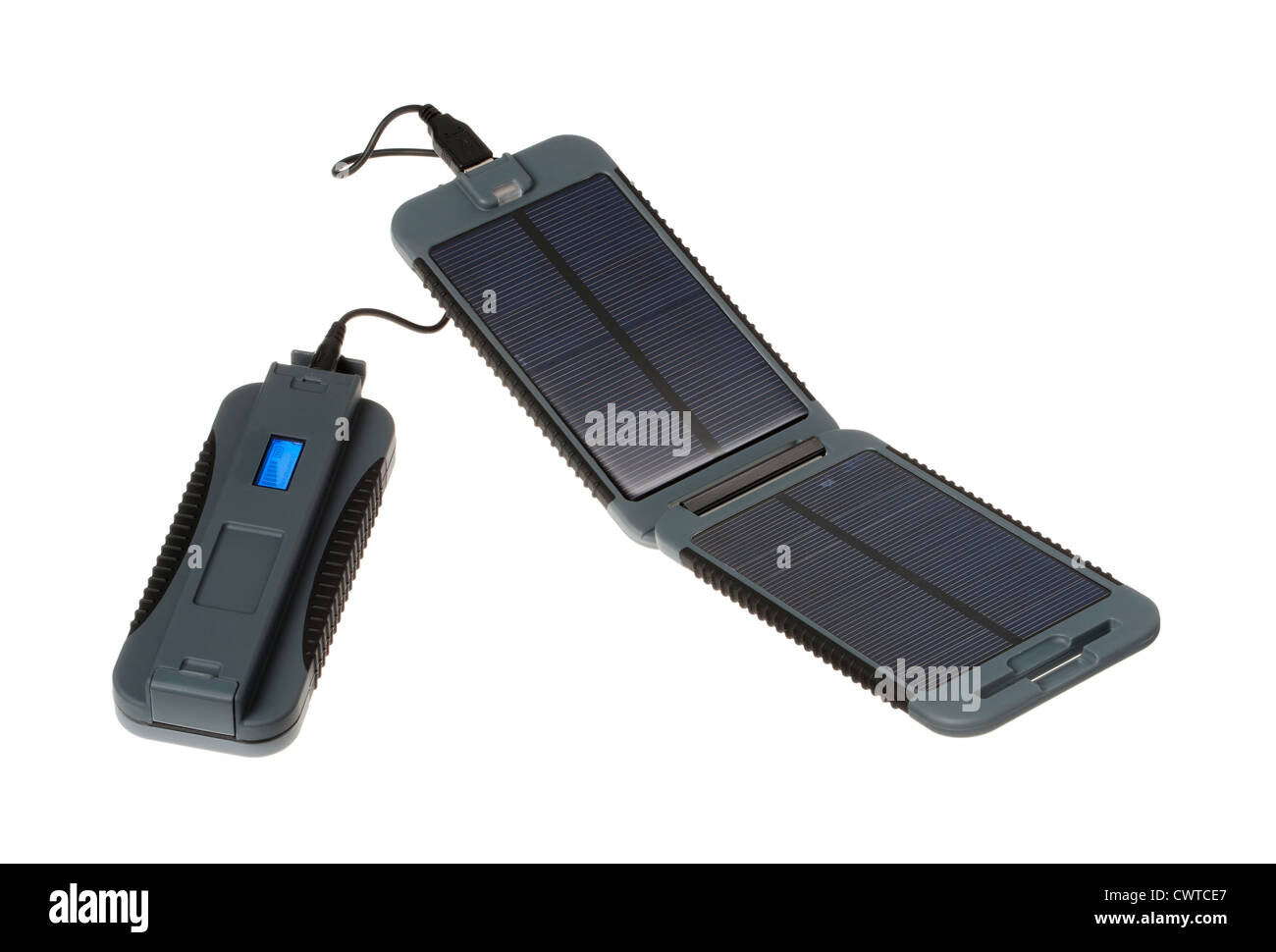 solar powered battery charger for travellers with no access to a mains ...