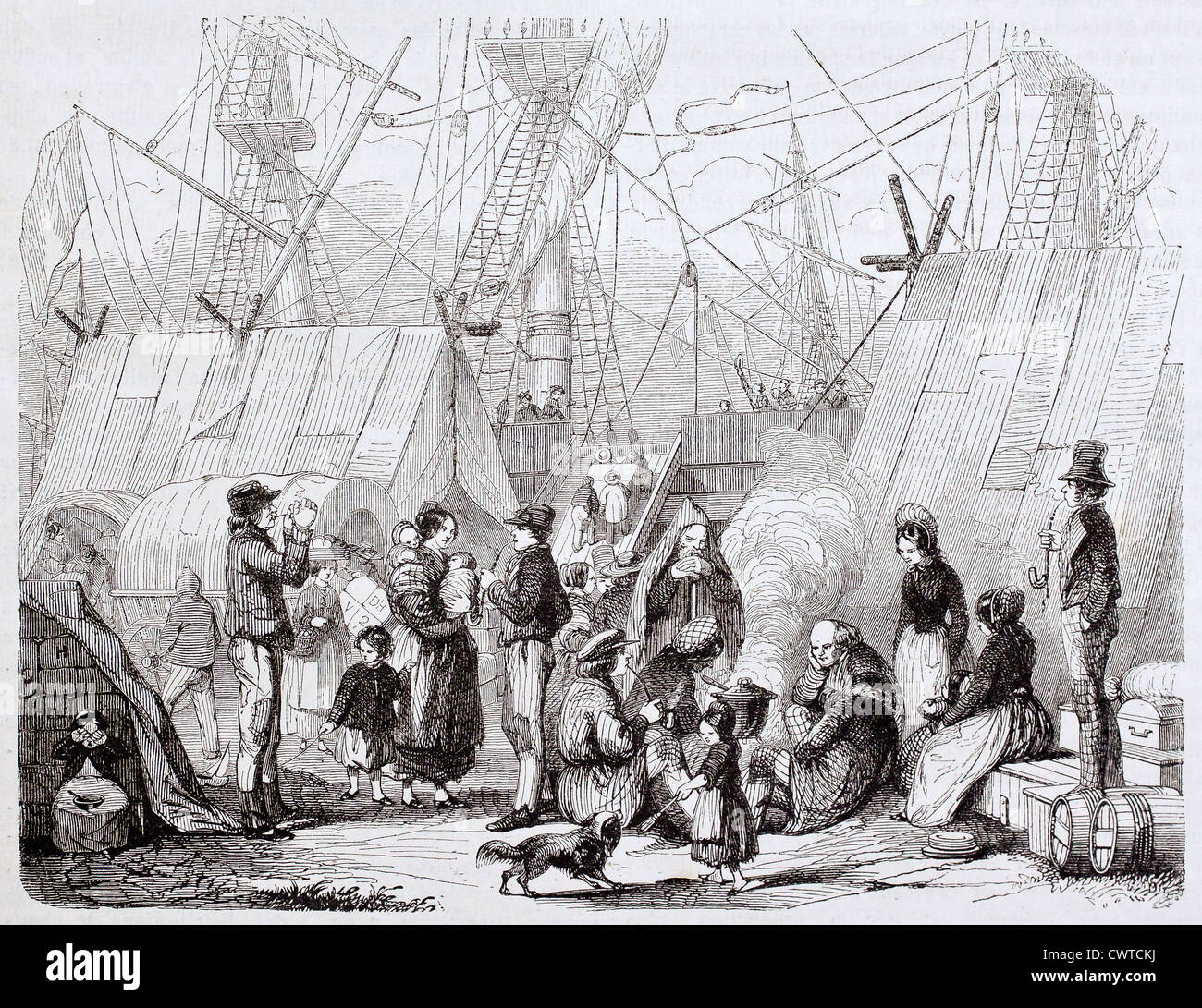 Emigration print hi-res stock photography and images - Alamy