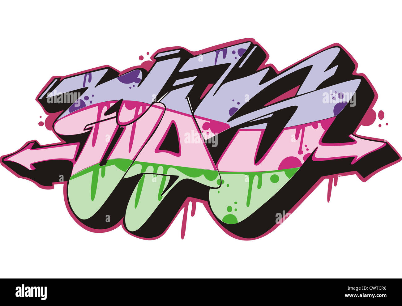Graffiti graffito spray paint Cut Out Stock Images & Pictures - Alamy