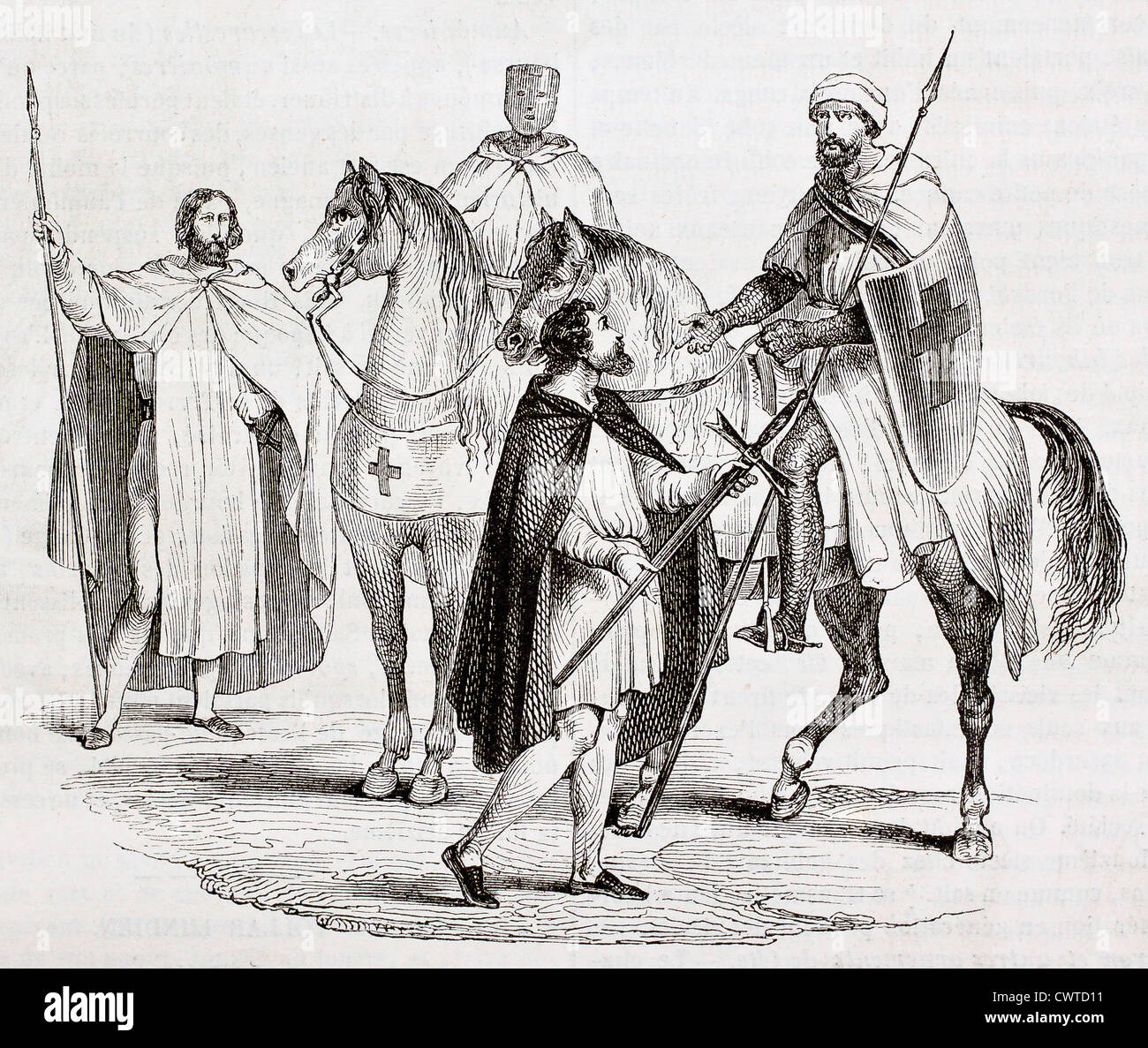 Knights templar hi-res stock photography and images - Alamy