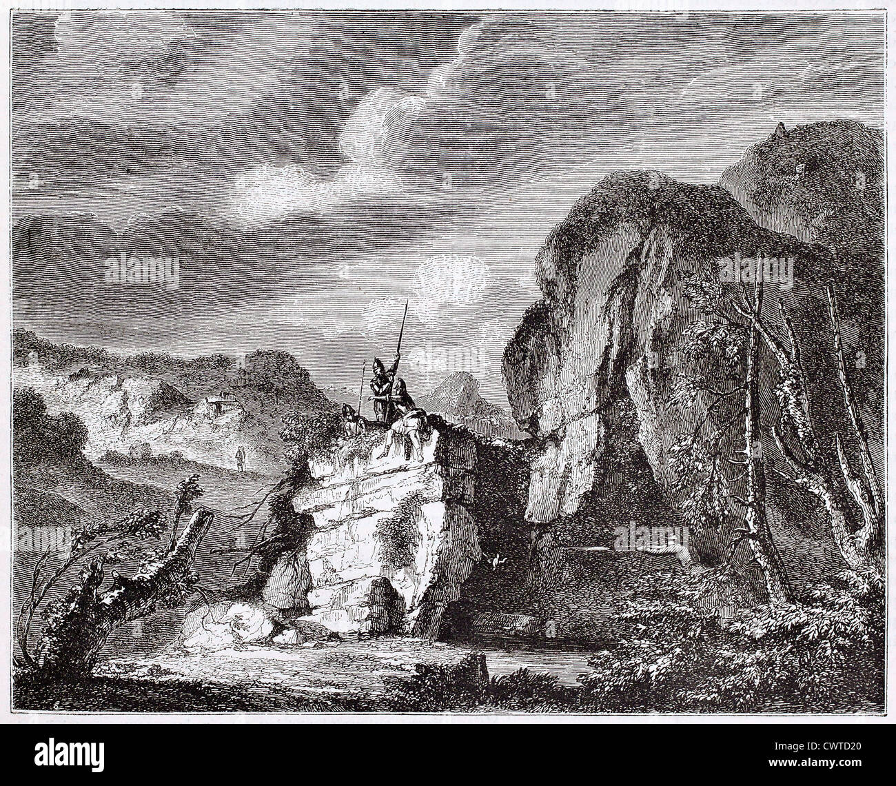 Baroque painting landscape hi-res stock photography and images - Alamy