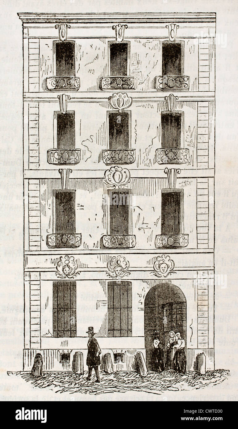 John Law house Stock Photo - Alamy