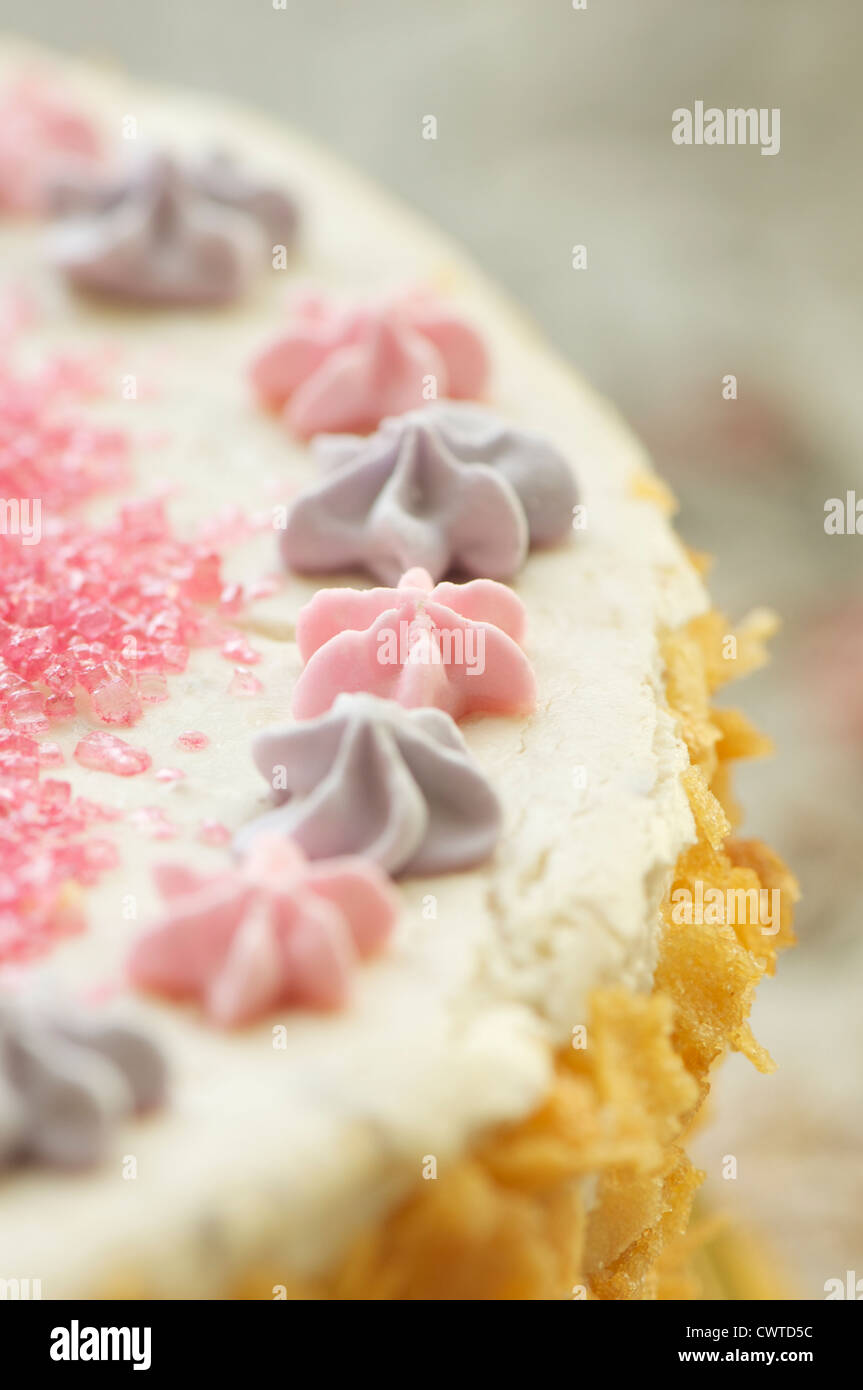 handmade filbert cake shot in a close up scene Stock Photo - Alamy