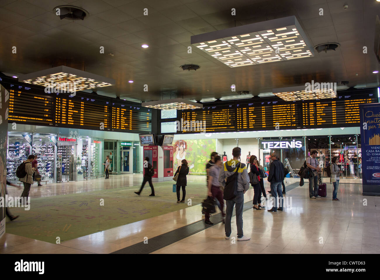 Italy, Lombardy, Milan, Porta Garibaldi railway station Stock Photo - Alamy