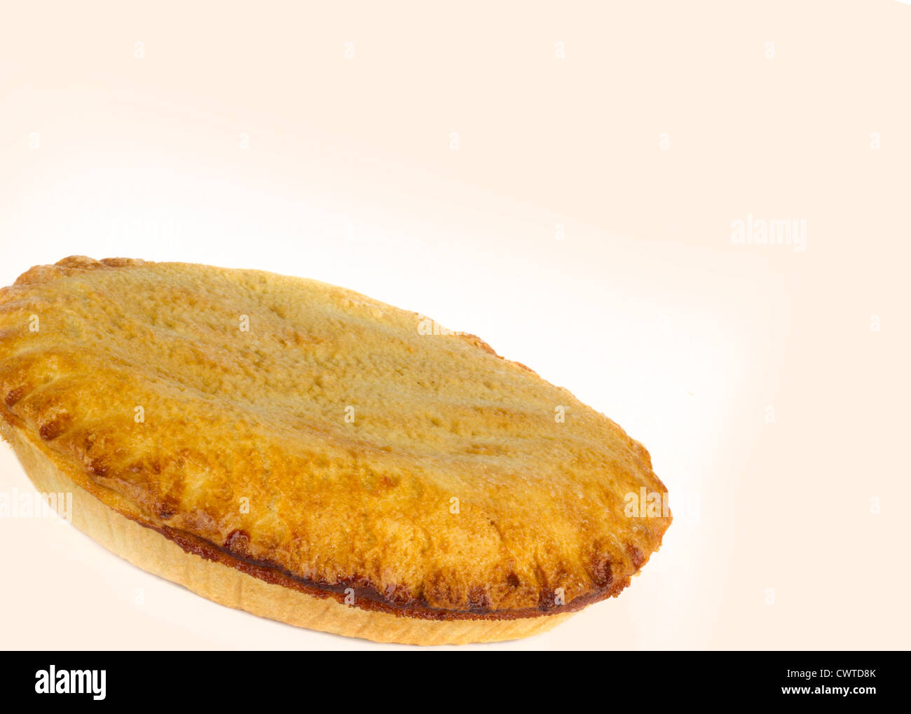 Apple pie isolated on a white background Stock Photo - Alamy