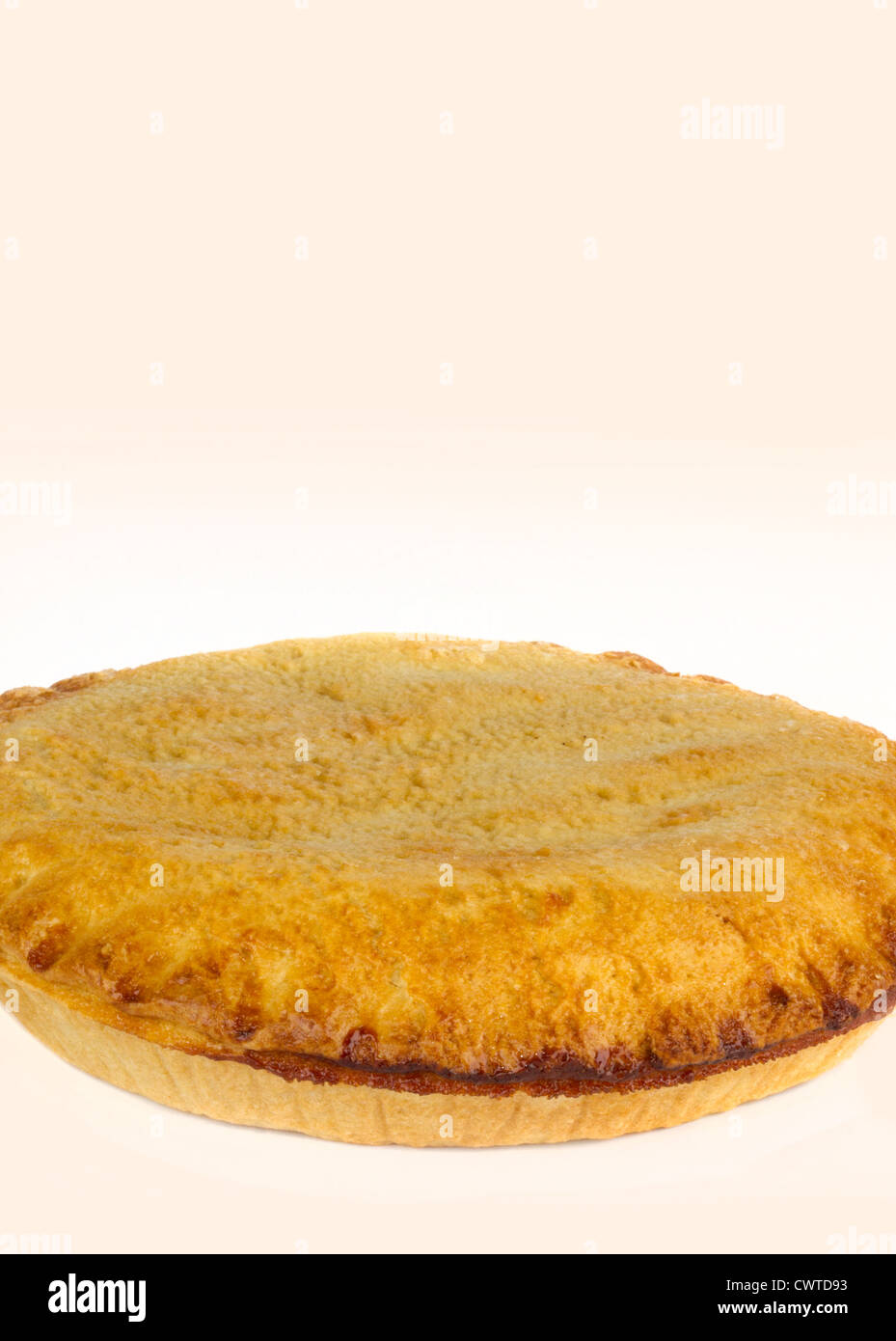Apple pie isolated on a white background Stock Photo - Alamy