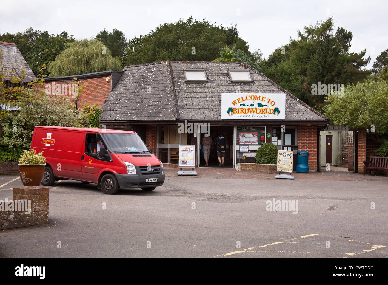 Birdworld entrance, Farnham, Surrey , England, United Kingdom Stock ...