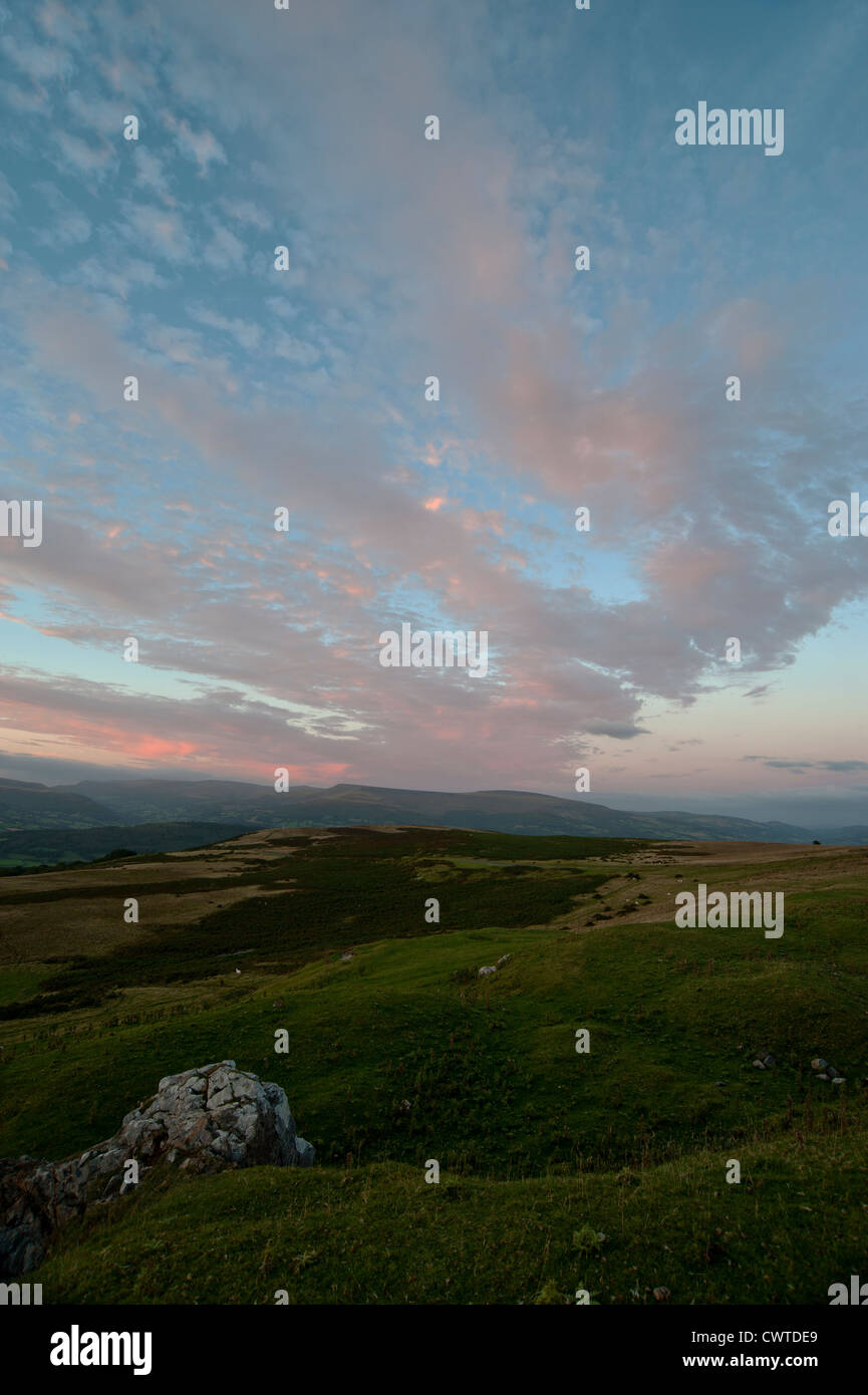 Evening Light Brecon Beacons Stock Photo - Alamy