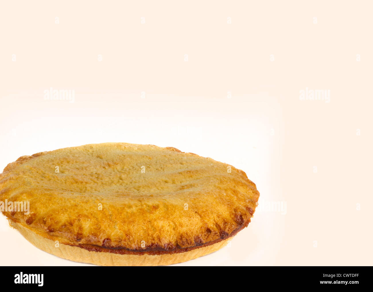 Apple pie isolated on a white background Stock Photo - Alamy