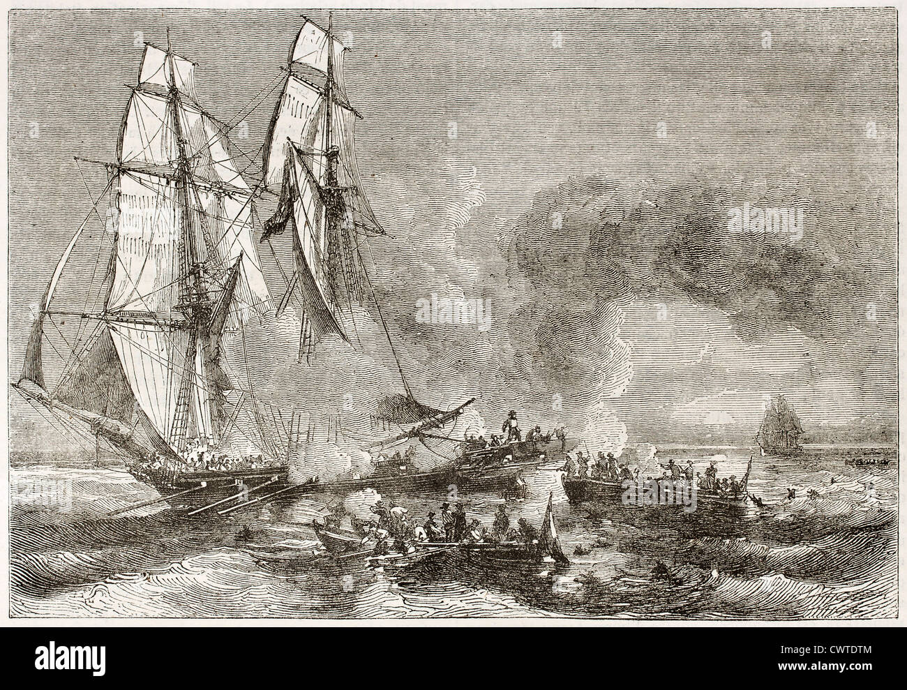 Slave boat escape hi-res stock photography and images - Alamy