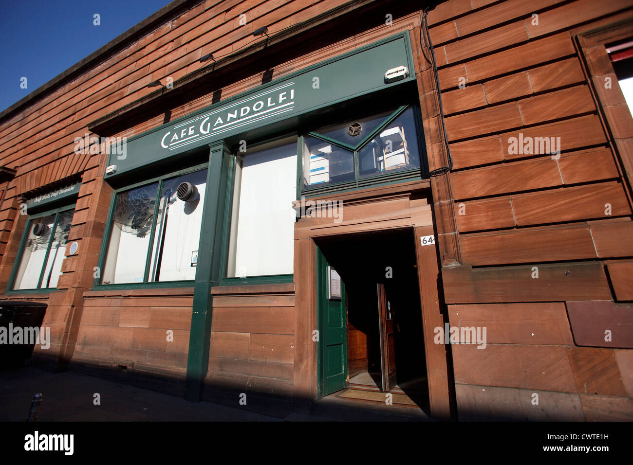 Glasgow cafe gandolfi hi-res stock photography and images - Alamy