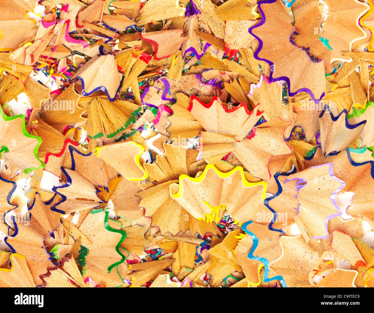 Seamless structure from a color shaving of pencils Stock Photo - Alamy