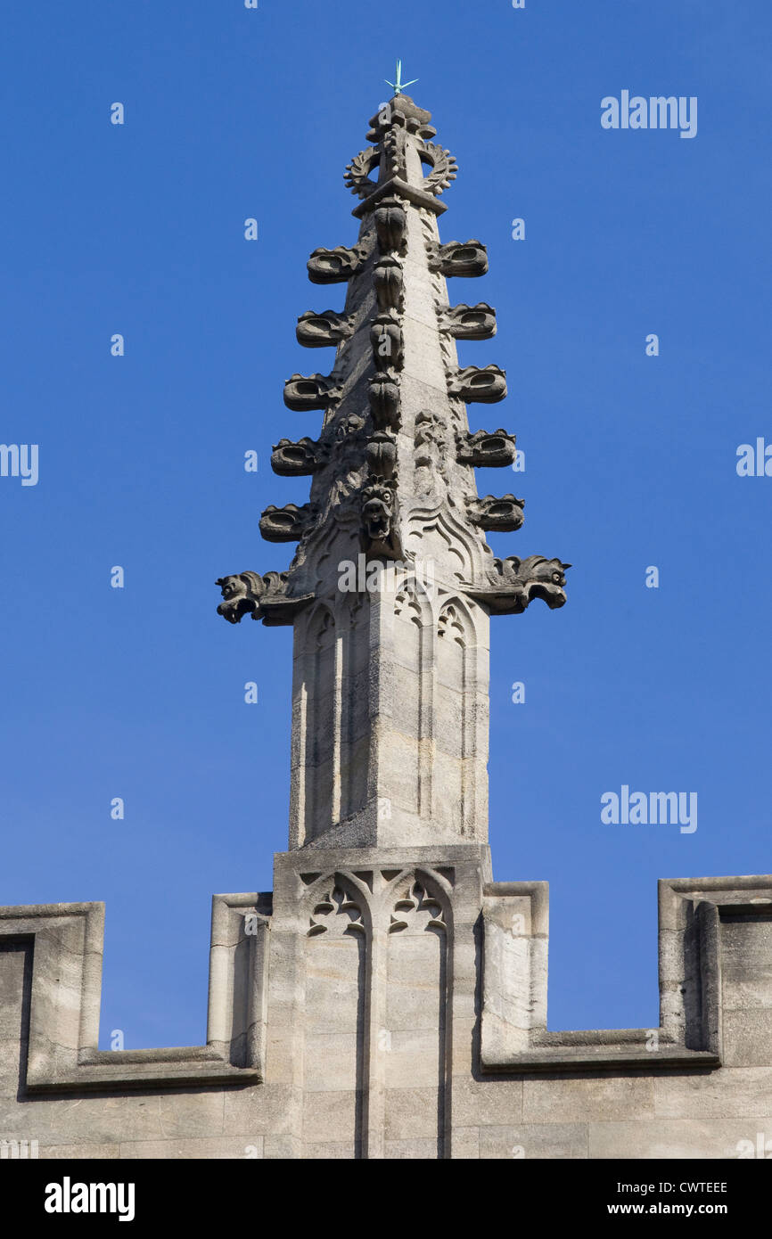 Top Spire at the bodleian Library Oxford England Stock Photo - Alamy