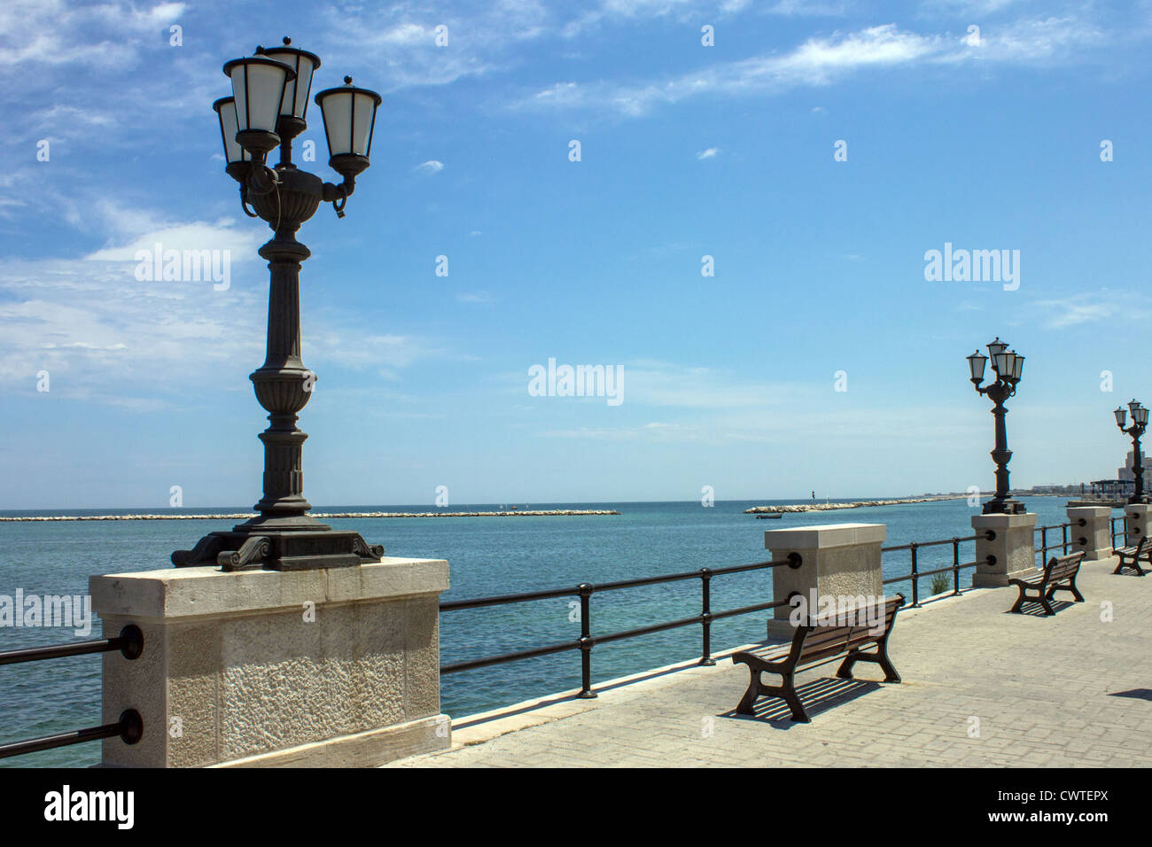 Italy, Apulia, Bari, seafront Stock Photo - Alamy