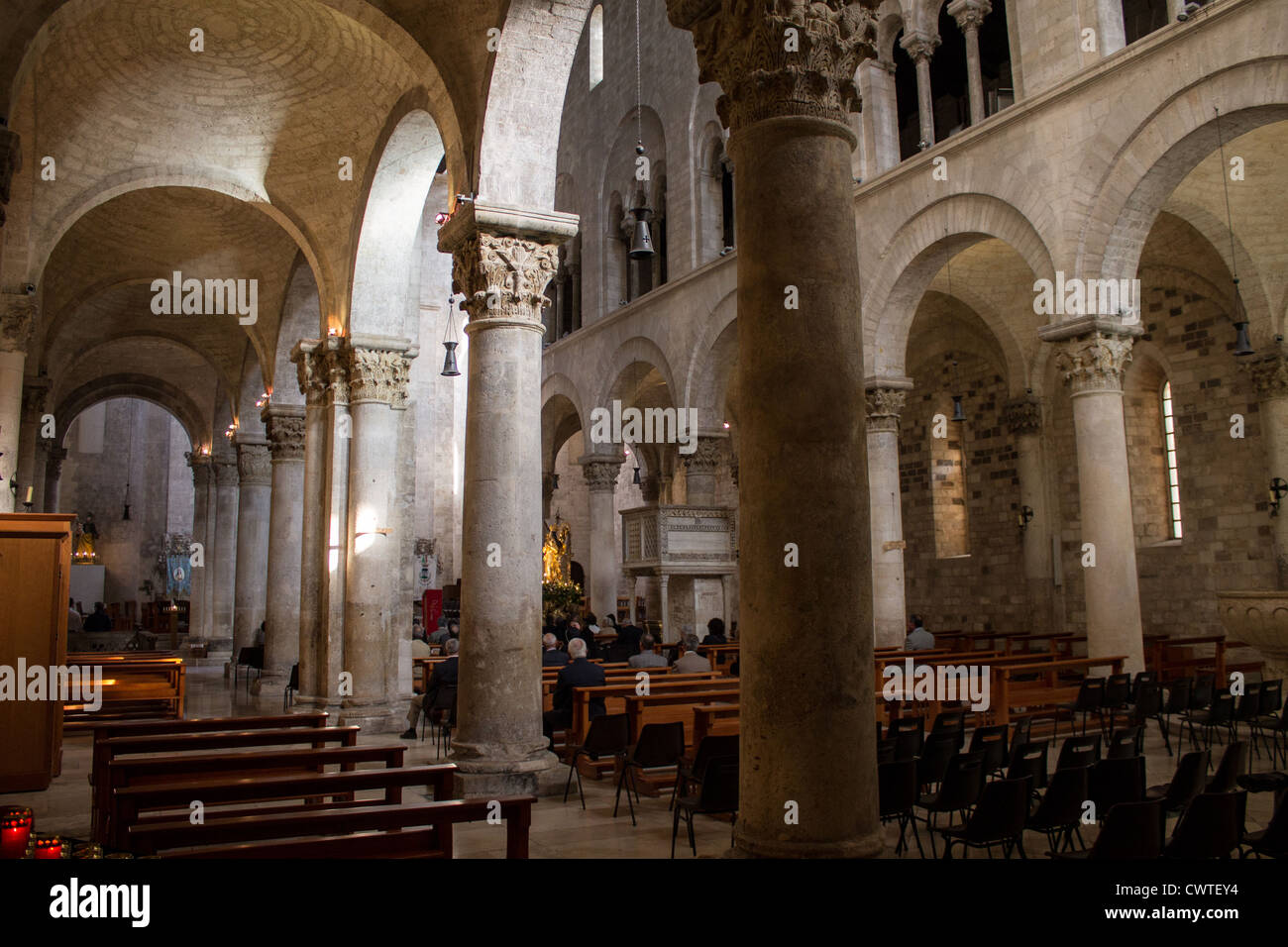 Italy, Apulia, Bitonto, the cathedral indoor Stock Photo - Alamy