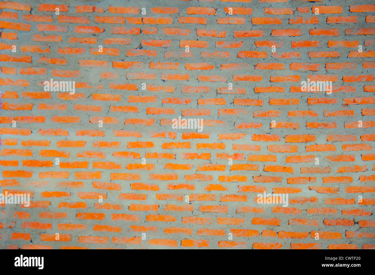 new brick wall from construction Stock Photo - Alamy