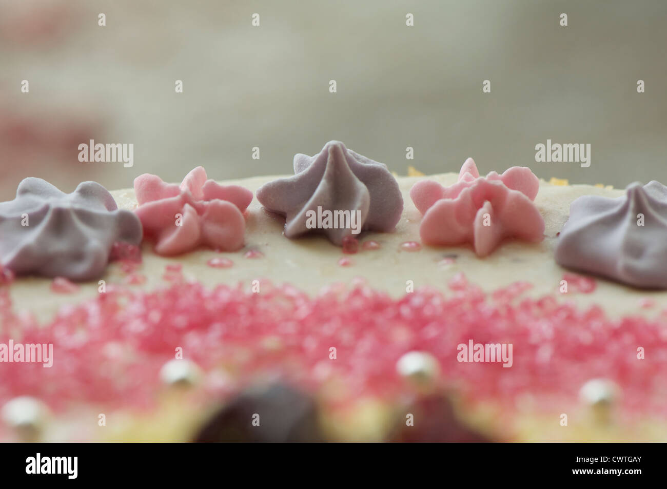 handmade filbert cake shot in a close up scene Stock Photo - Alamy