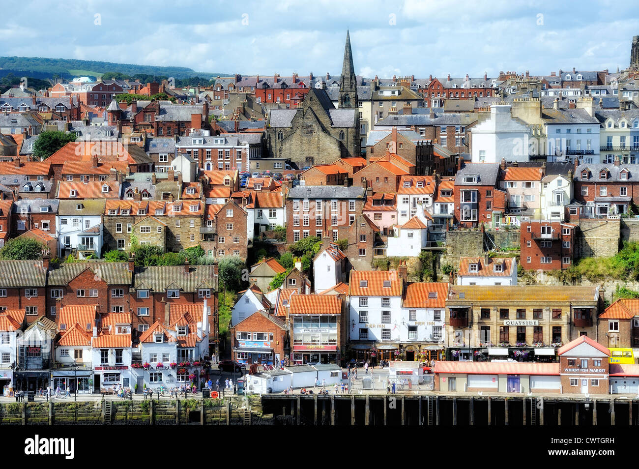 Whitby north yorkshire england uk Stock Photo - Alamy