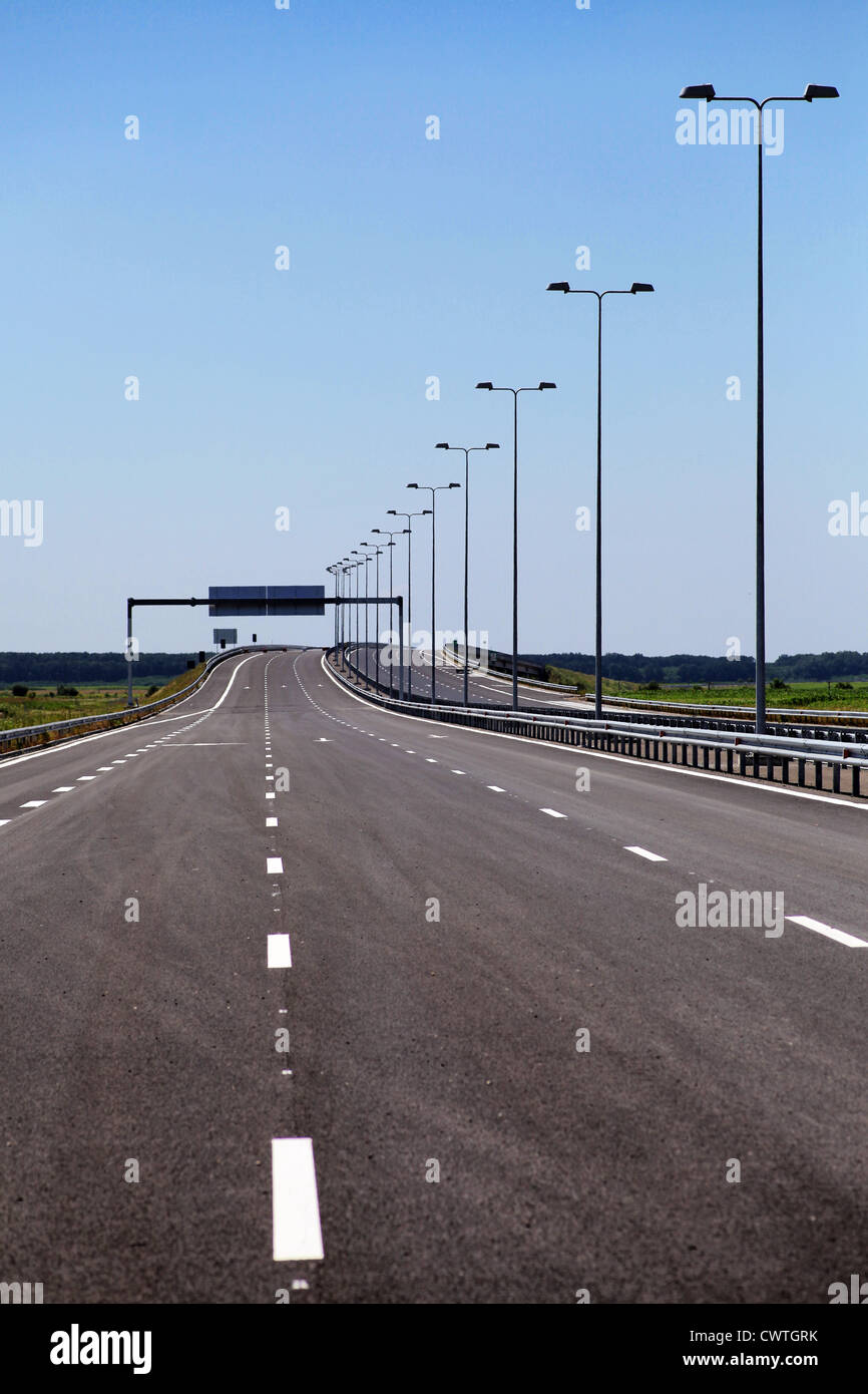 Newly built highway hi-res stock photography and images - Alamy