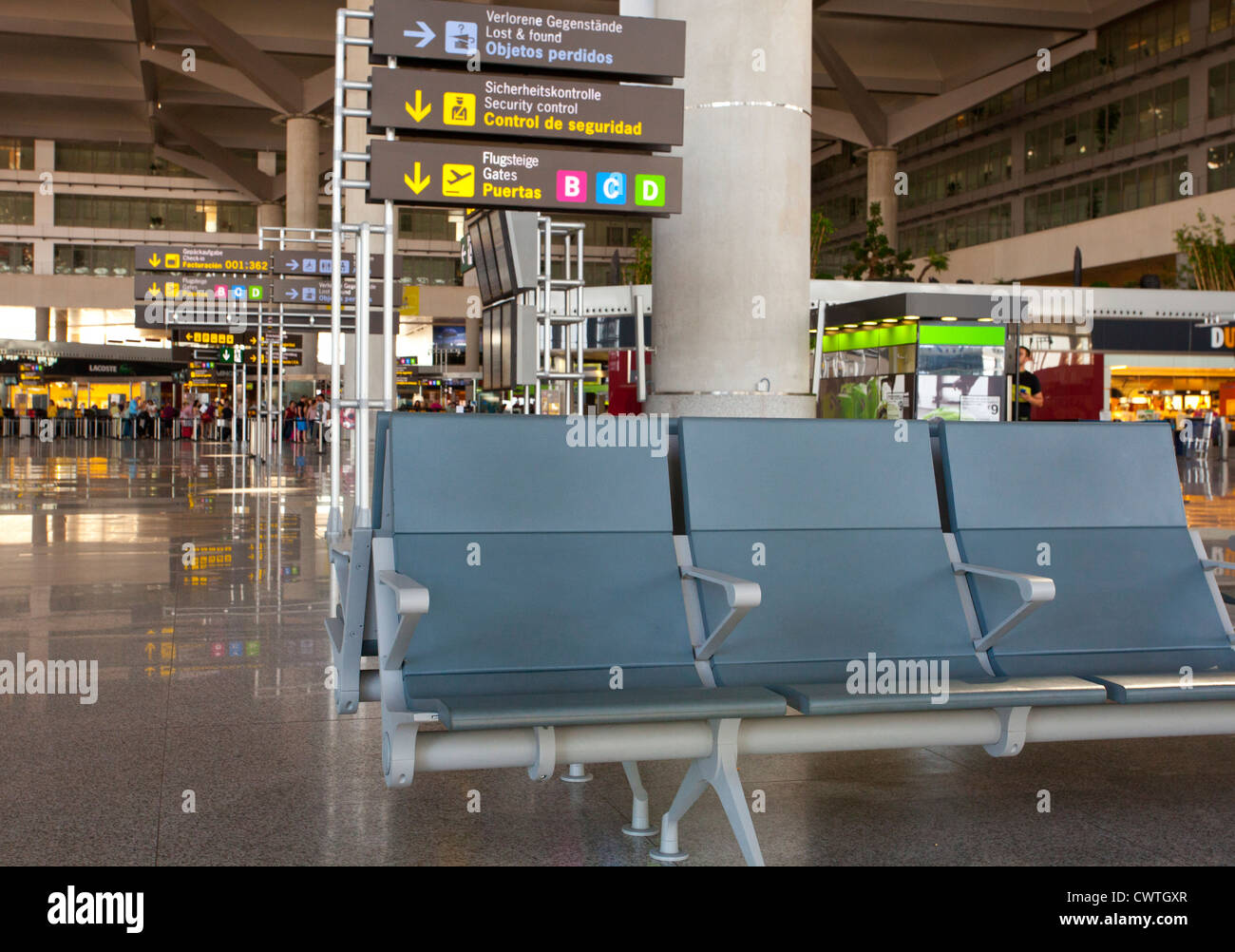 Busy Airport Terminal Gate