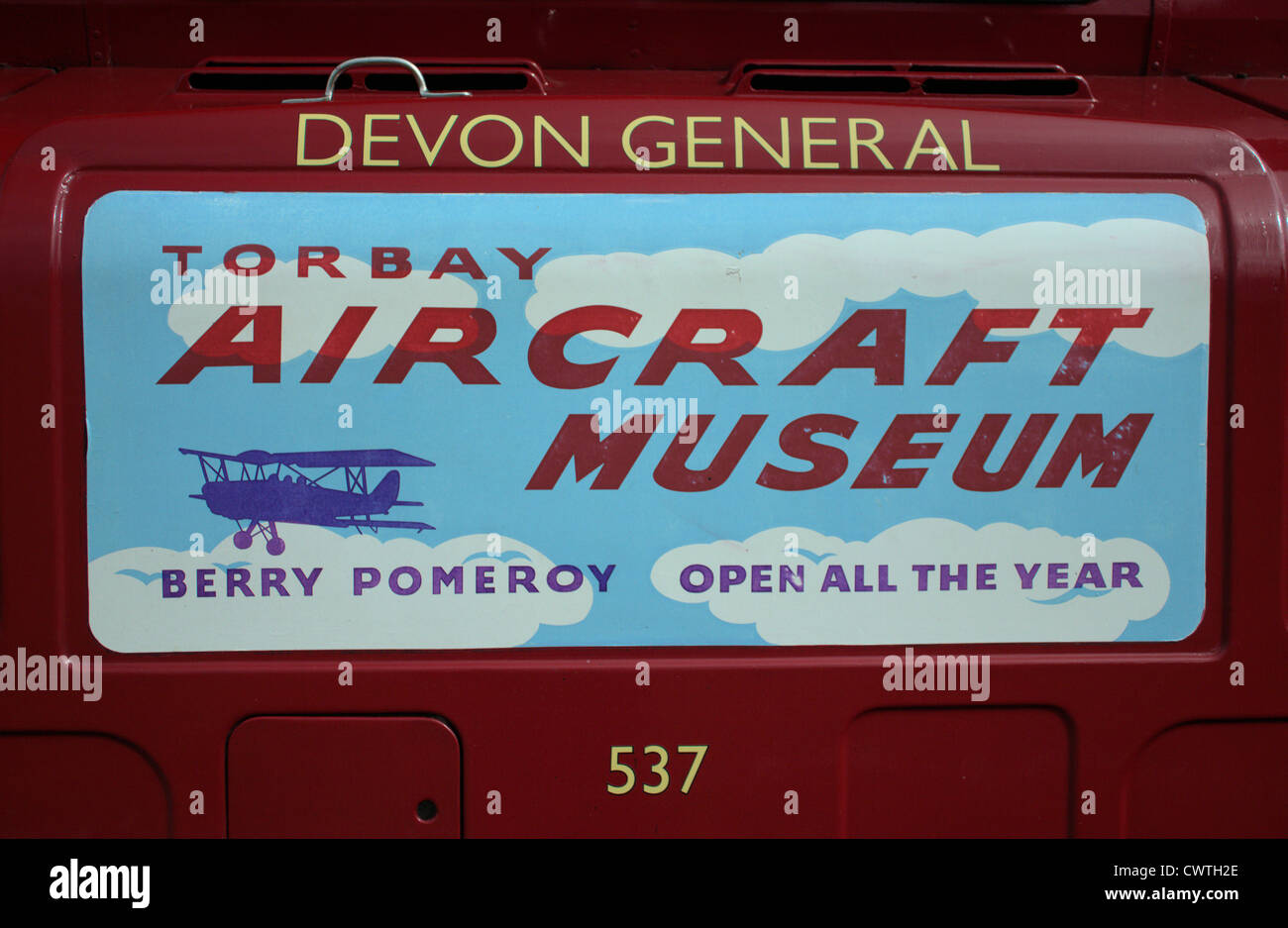 Torbay Aircraft Museum Advert Stock Photo - Alamy