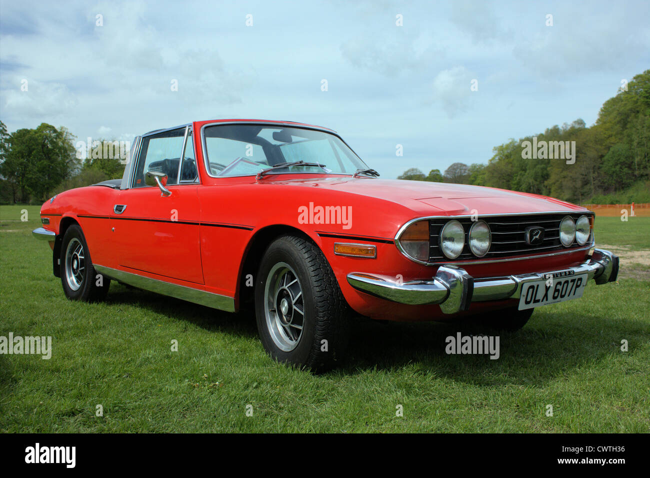 Triumph Stag. Witton Park Classic Car Rally 2012 Stock Photo - Alamy