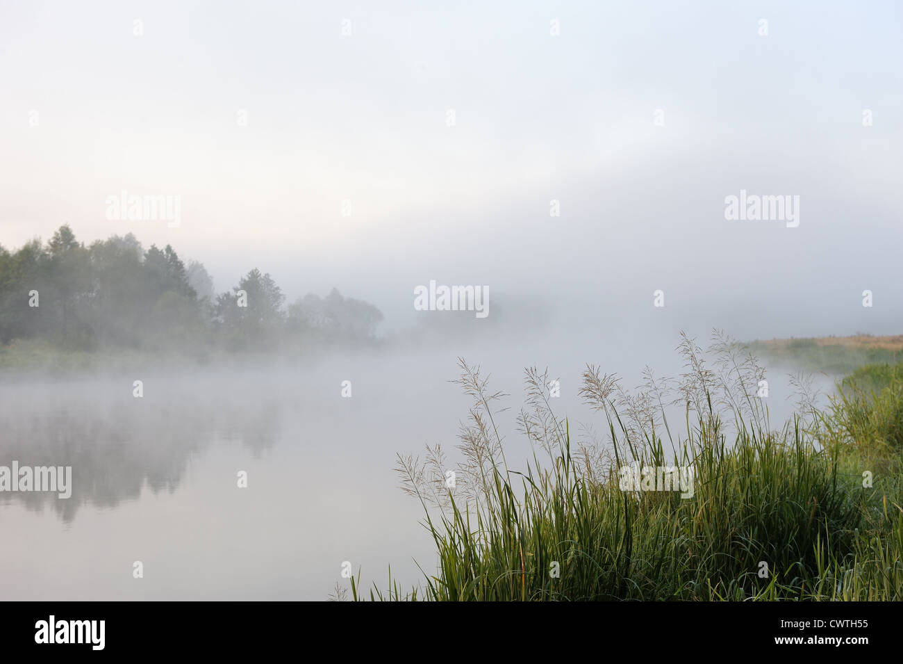 Mist rising over river hi-res stock photography and images - Alamy