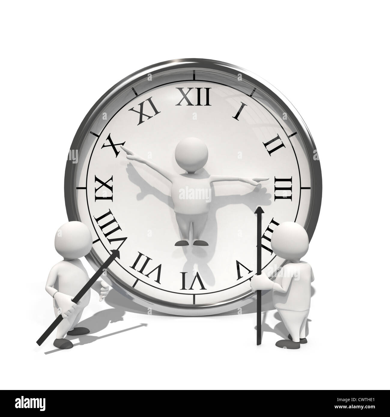 Anthropomorphic clock hi-res stock photography and images - Alamy