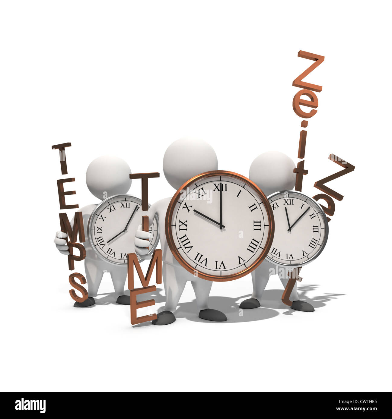 Anthropomorphic clock hi-res stock photography and images - Alamy