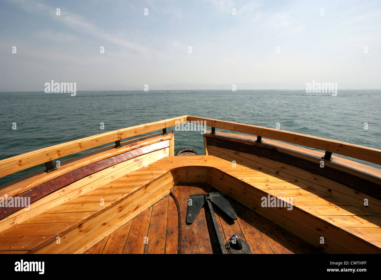 Boat sea of galilee hi-res stock photography and images - Alamy