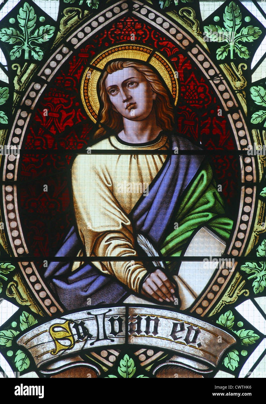 Saint John the Evangelist Stock Photo - Alamy